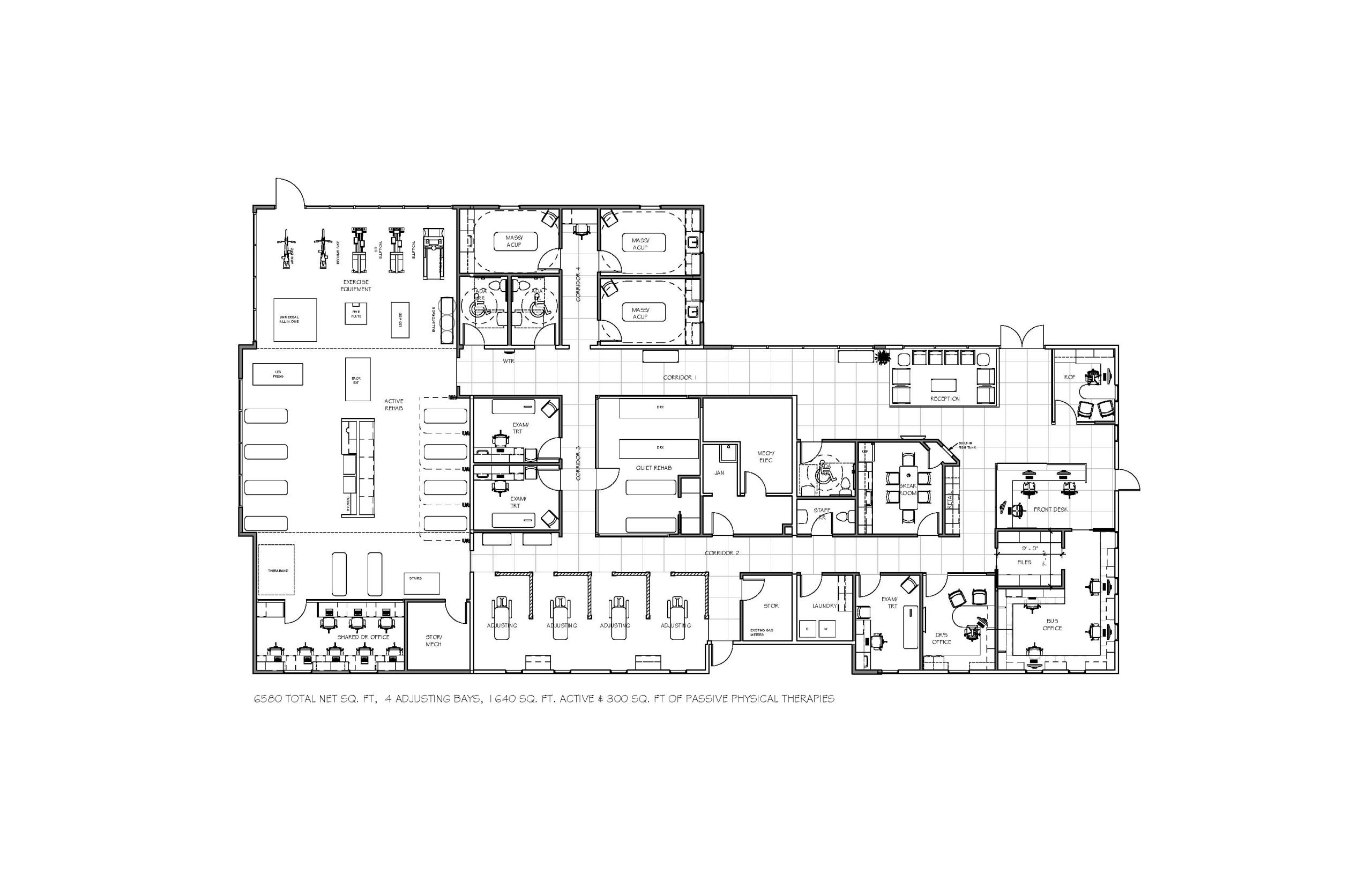 Physical Therapy Office Interior Design For Chiropractic Clinics
